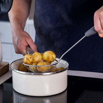 KitchenAid Soft Grip Skimmer Charcoal Grey