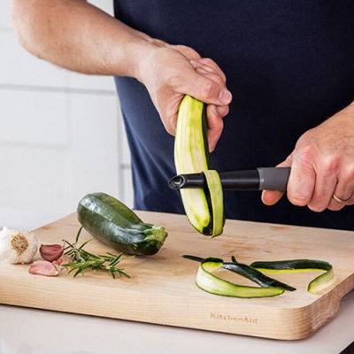 KitchenAid Soft Grip Swivel Peeler Charcoal Grey