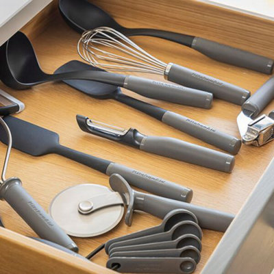 KitchenAid Soft Grip Swivel Peeler Charcoal Grey