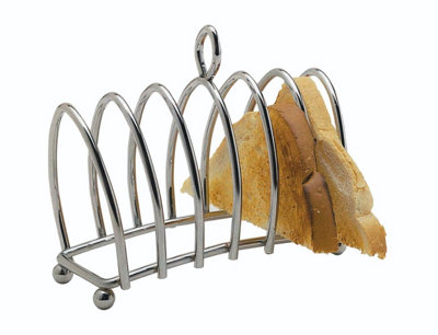 KitchenCraft Chrome Plated Six Slice Toast Rack at B&Q