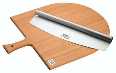 KitchenCraft World of Flavours Italian Pizza Serving Set | DIY at B&Q