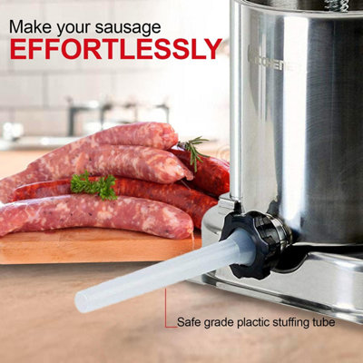 Kitchener Commercial Stainless Steel Sausage Stuffer Filler Maker 10 LBS