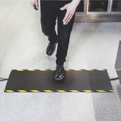 Kleen-Cable Mat Rubber Rhombus 40x120cm