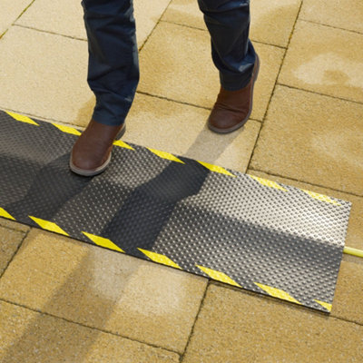 Kleen-Cable Mat Rubber Rhombus 40x120cm