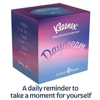 Kleenex Collection Cube Tissue Take A Moment Pack of 12