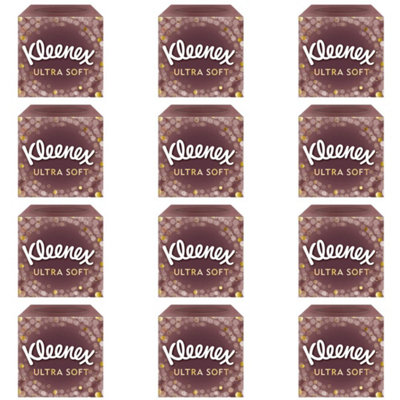 Kleenex Ultra Soft Facial Tissues, Tissues Box SMALL CUBE BOX (Pack of ...