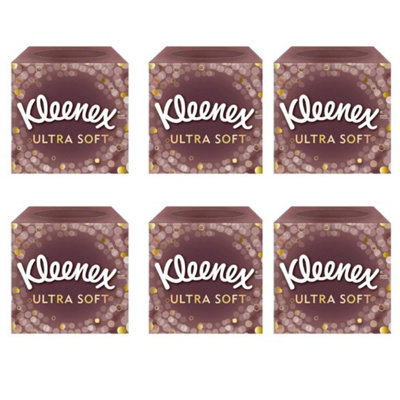 Kleenex Ultra Soft Facial Tissues, Tissues Box SMALL CUBE BOX (Pack of ...