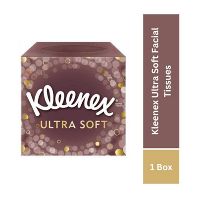 Kleenex Ultra Soft Facial Tissues, Tissues Box SMALL CUBE BOX