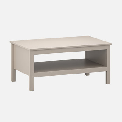 Kleo Coffee Table with Storage 80cm - Taupe