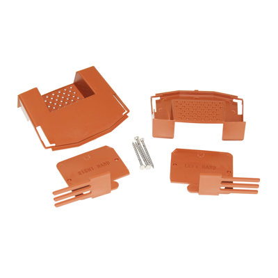 Klober KR973334 Dry Verge Eaves Ridge Pack - Terracotta at B&Q