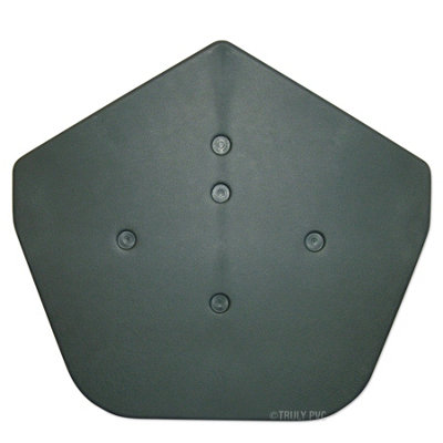 Klober KR977330 Dry Verge Ridge End Cap - Universal Angle, Slate Grey
