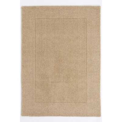 Knaresborough 100% Wool Stone Floor Rug 170 x 120cm