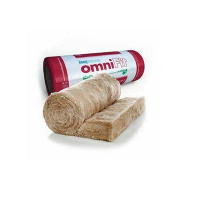 Knauf Insulation OmniFit Loft Insulation Roll 100 x 1200mm x 6.80m (8 ...