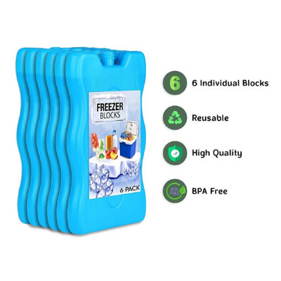 Knight Freezer Block - Blue (200g) - Reusable Ice Pack for Cool Bags ...