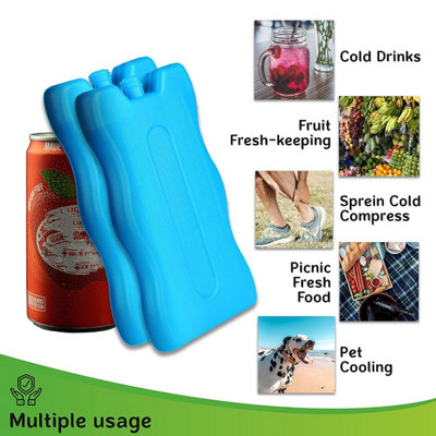 Knight Freezer Block - Blue (200g) - Reusable Ice Pack for Cool Bags ...