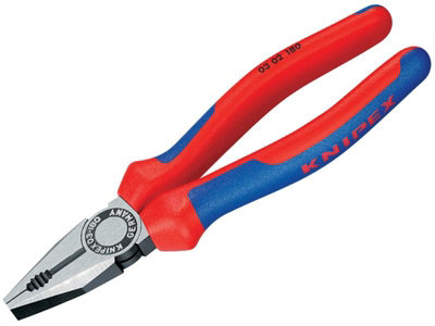 Knipex 03 02 200 SB Combination Pliers Multi-Component Grip 200mm (8in ...