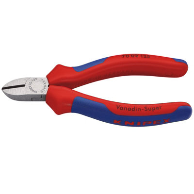 Knipex 125mm Heavy Duty Diagonal Side Cutter 55473 | DIY at B&Q