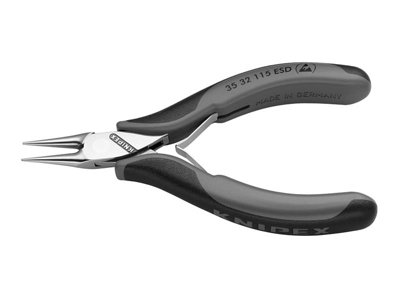 Knipex 35 32 115 ESD ESD Electronics Round Nose Pliers 115mm KPX3532ESD