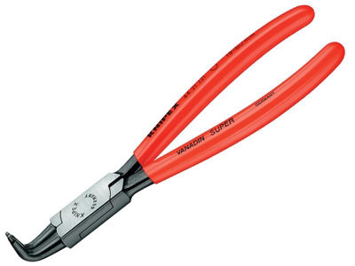 Knipex 44 21 J21 SB Circlip Pliers Internal 90 Bent Tip 19 - 60mm J21 KPX4421J21 | DIY at B&Q