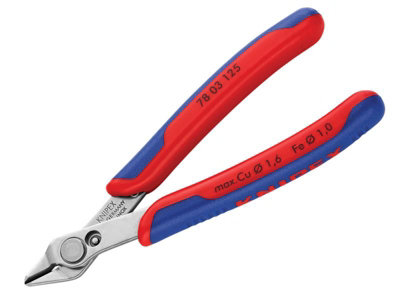 KNIPEX 78 03 125 SB ELECTRONIC SUPER KNIPS MULTI-COMPONENT GRIP 125MM ...