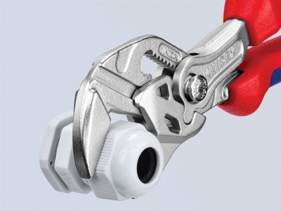 Knipex 86 05 150 SB Pliers Wrench Multi-Component Grip 150mm - 27mm ...
