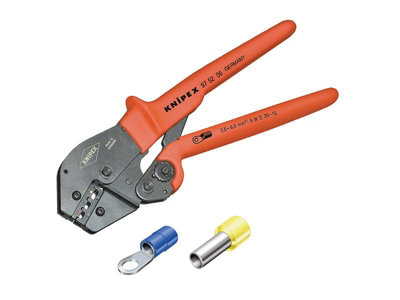 Knipex 97 52 06 SB Crimping Lever Pliers For Insulated Terminals & Plug ...