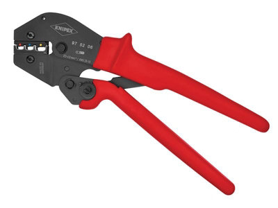 Knipex 97 52 06 SB Crimping Lever Pliers For Insulated Terminals & Plug ...