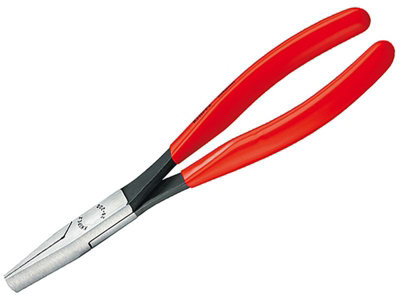Knipex - Assembly / Flat Nose Pliers PVC Grip 200mm (8in) | DIY at B&Q