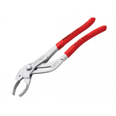 Knipex Plastic Pipe Gripping Pliers 80mm Capacity 250mm Multi Colour ...