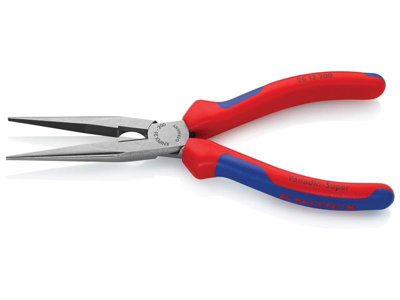 KNIPEX Snipe Nose Side Cutting Pliers with Multi-Component Grip - 200mm ...