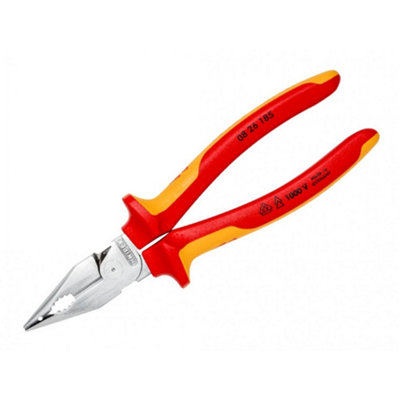 Knipex Vde Needle-nose Combination Pliers 185mm Multi Colour (One Size)