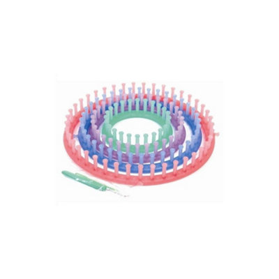 KNITTING LOOM SET - Knitting Looms: Circular: Set of 4 - Trimits