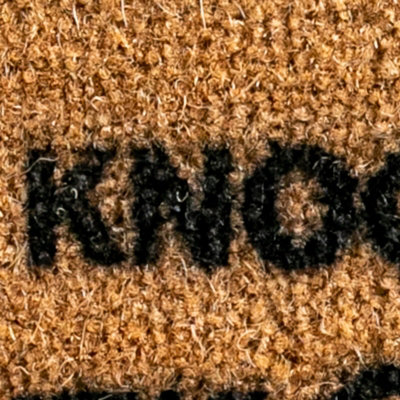 Knock Knock It's O'Clock Doormat