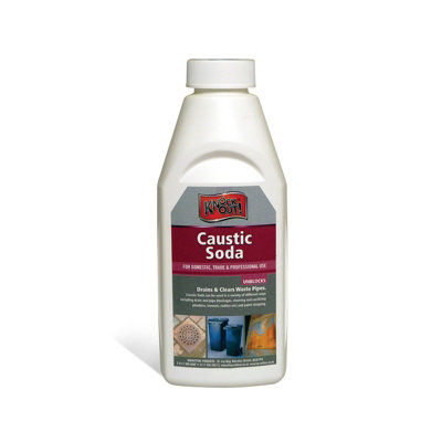 Knockout Caustic Soda 500g Drain blockage remover