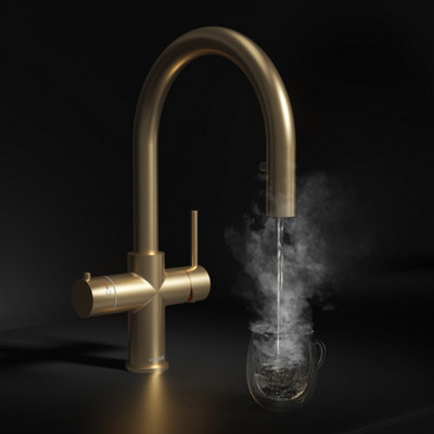KOGE 98c Boiling, Hot, and Cold Water Tap 4-in-1 Swan Spout with ...