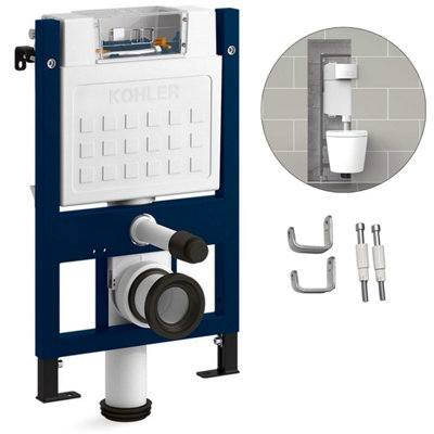 Kohler Hydro Tower 0.82m Low Height Toilet Cistern Frame + 3/6l Cistern ...