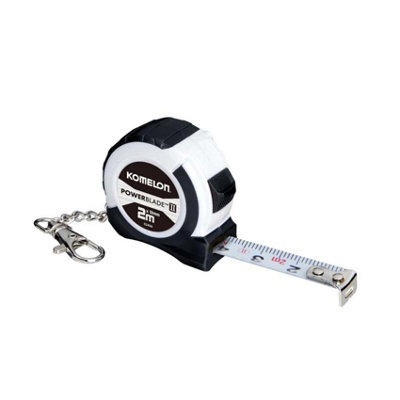 Komelon Tape Measure 2m Keyring Tape Mini Pocket Tape KOM2MKRT | DIY at B&Q