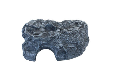 Komodo Grey Hideout Terrarium Cave Vivarium Habitat Decor Reptile Rock ...