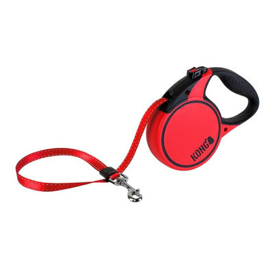 KONG Terrain Retractable Dog Lead 5m Red Small