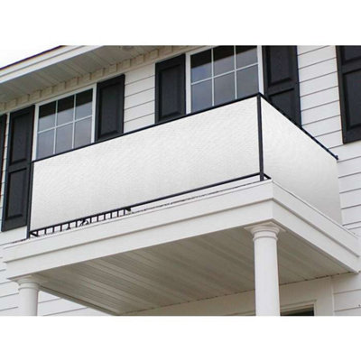 Kookaburra 3m Polar White Rectangular 185gsm Knitted Net Screening ...