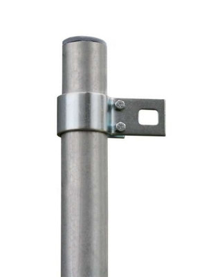 Kookaburra 3m Silver Galvanised Steel Tall Round Shade Sail Garden ...