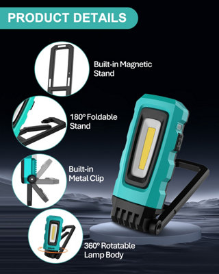 KOOLITE 4-Way LED Inspection light, Waterproof, Rechargeable Work Light ...