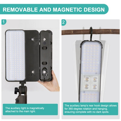 KOOLITE Rechargeable Work Light Kits with 78" Tripod Stand, 3000lm LED ...