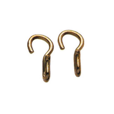 Korsteel Horse Curb Chain Hooks Gold (One Size) | DIY at B&Q