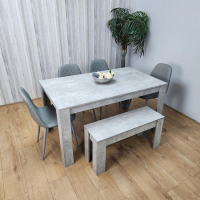 Kosy Koala Dining Table Set with 4 Chair and a Bench Dining Room ...