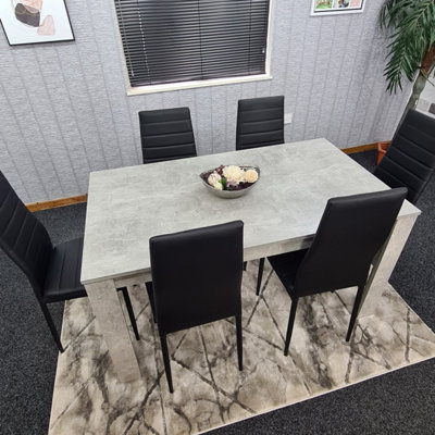 Kosy Koala Dining Table Sets with 6 Chairs Dining Room and Kitchen ...