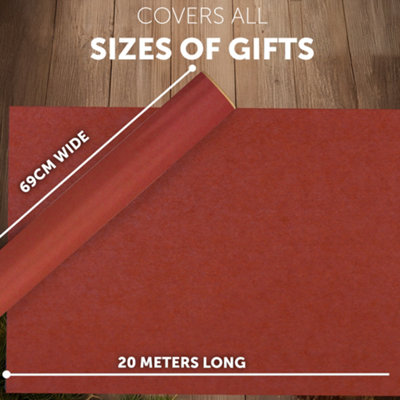 Kraft & Co 69cm x 20M Gift Wrapping Paper Ideal for Gifts Arts & Crafts ...