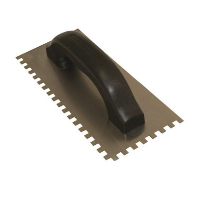 Kraft Hi-Craft Square-Notch Trowel with Plastic Handle 1/4" x 3/8" x 1/ ...