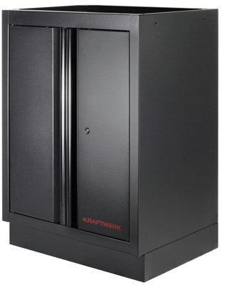 Kraftwerk Modular Combination Unit - Black / Extra Deep Beech Worktop ...