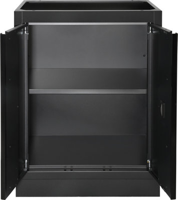 Kraftwerk Modular Combination Unit - Black / Extra Deep Beech Worktop ...